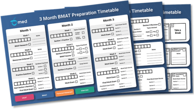 BMAT Revision Timetables: Making a BMAT Preparation Plan